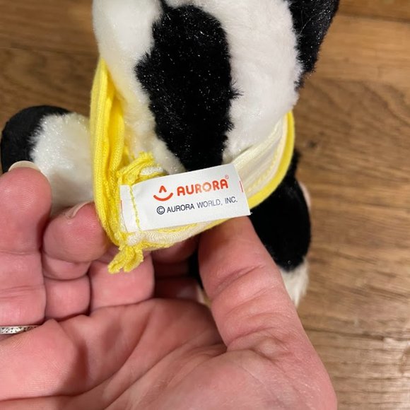 Aurora | Toys | Aurora Mini Floppy Black And White Cow Mayfield Dairy ...